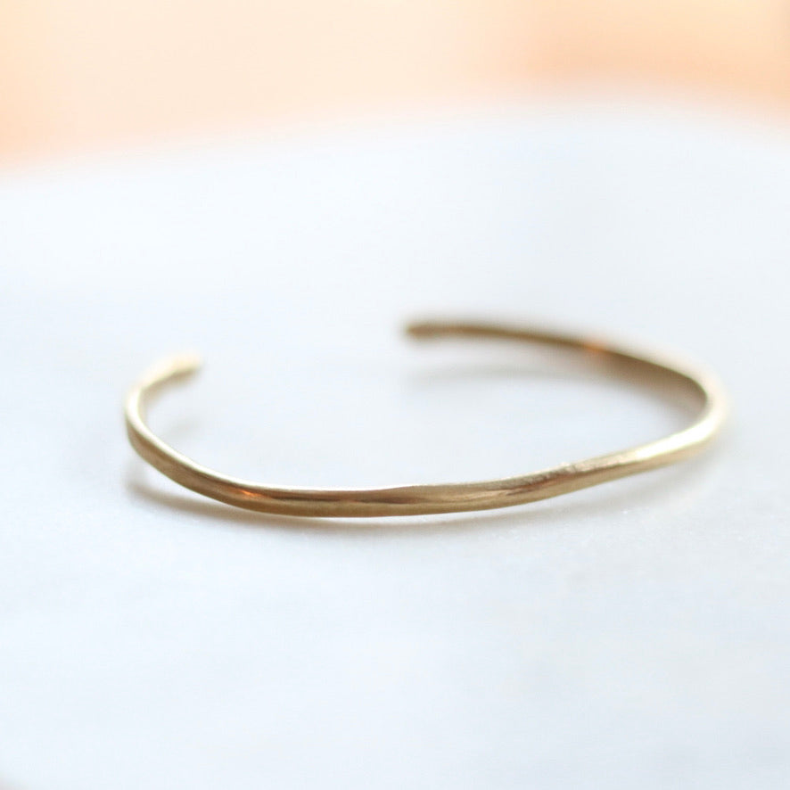 Yoko Smooth Organic Cuff Bracelet – Written by Forest