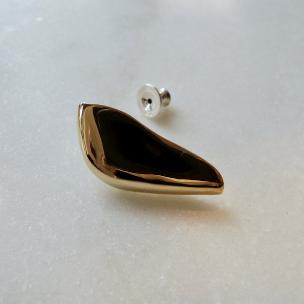 Single Cap Earring (Bronze or Silver) – Written by Forest